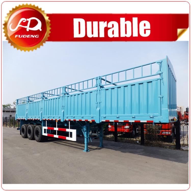 Tri Axle Semi Trailer With Fence For Sale - Product on Fudeng