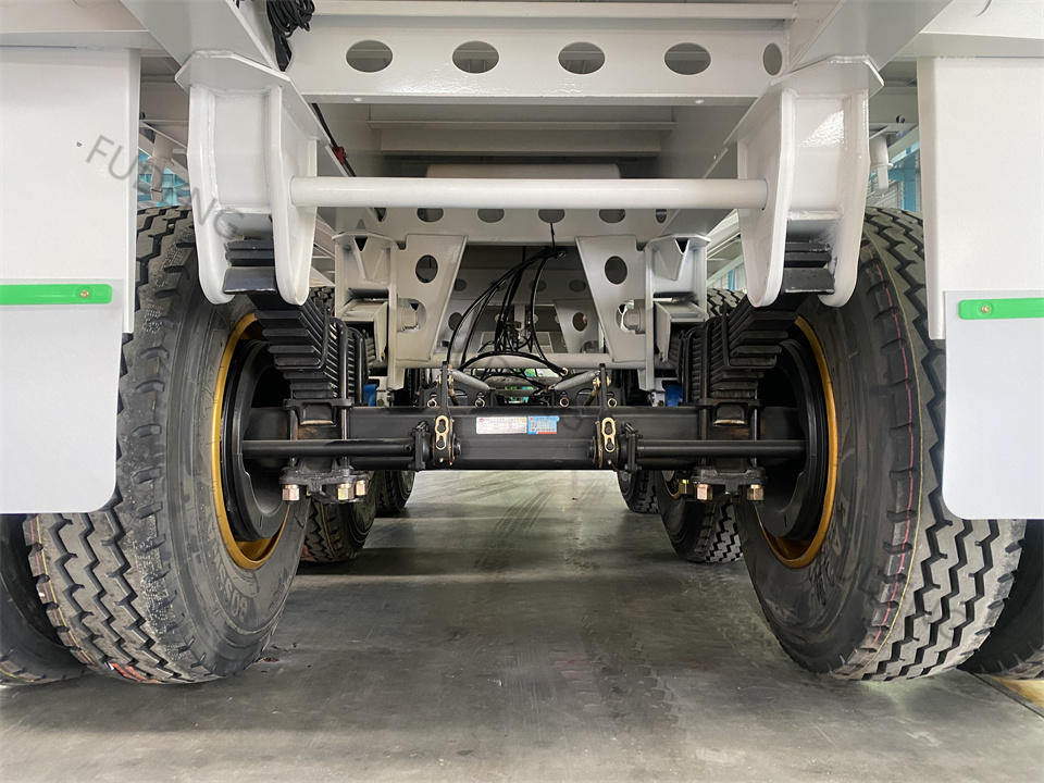 3 Axles Payload 60 Tons Flatbed Semi Trailer Transport 20ft 40ft ...